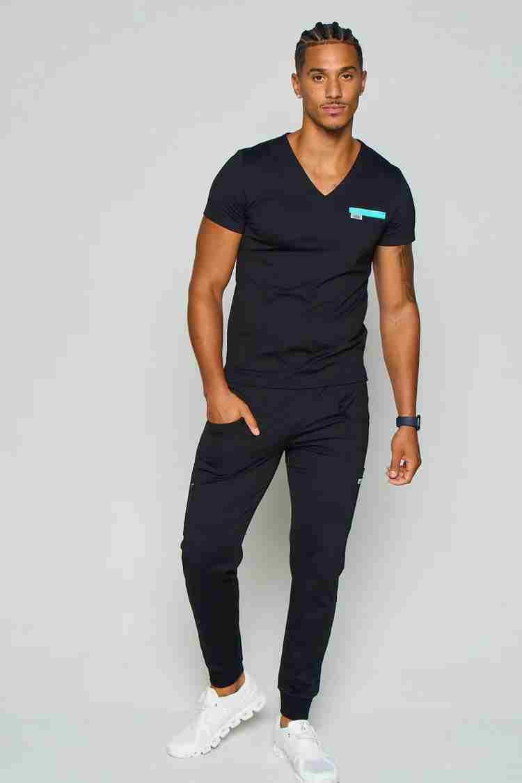 Men's Scrubs V-Neck Top and Joggers Collection